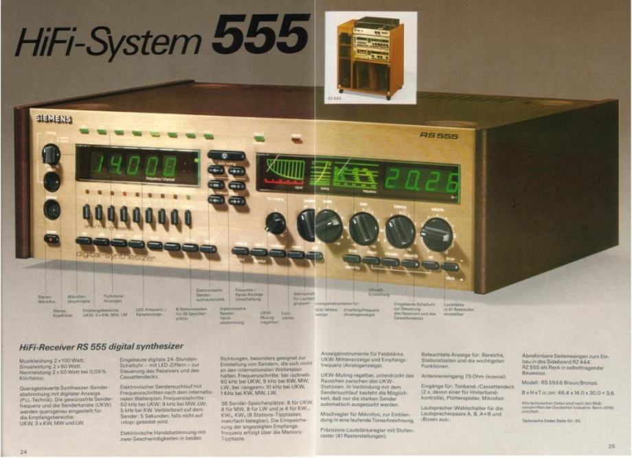 Siemens RS 555+Philips N 6301+Infinity Alpha 5