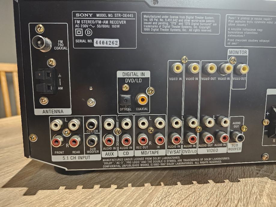 Sony receiver STR DE-445