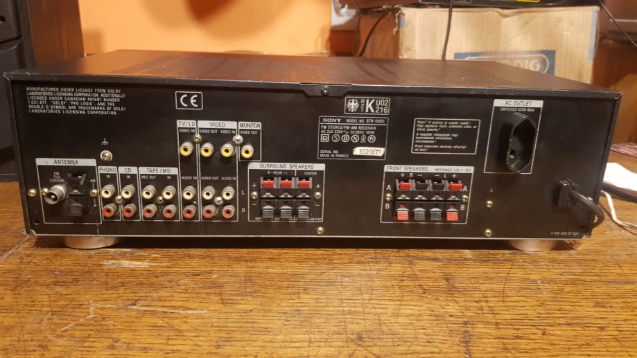Sony reciver str-d565