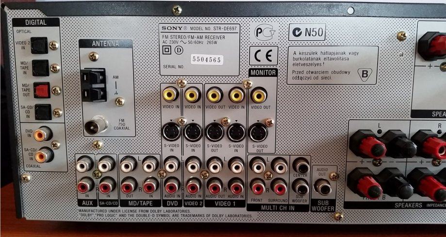Sony str- de697 receiver pojačalo