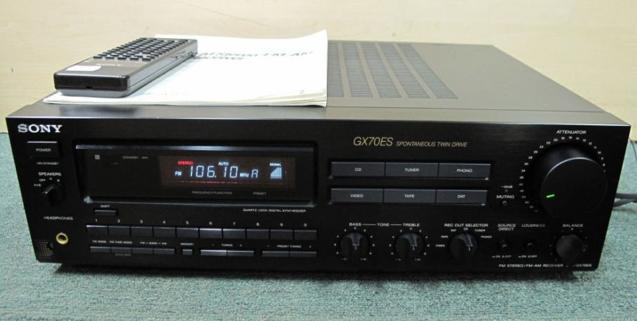 Sony STR GX70 ES stereo receiver 2x80W sin. kao nov!