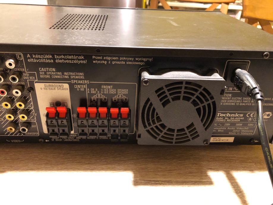Technics Surround System SA-AX540 + 5 zvučnika