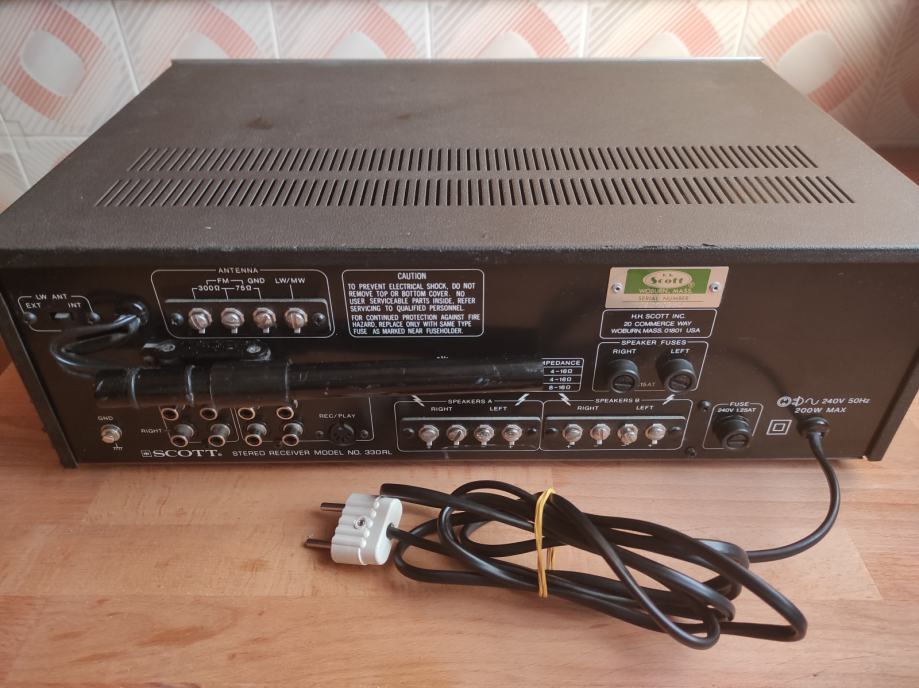Vintage receiver Scott 330 RL