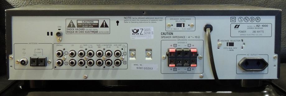 Vintage Sansui Computerized Stereo Receiver RZ-1000