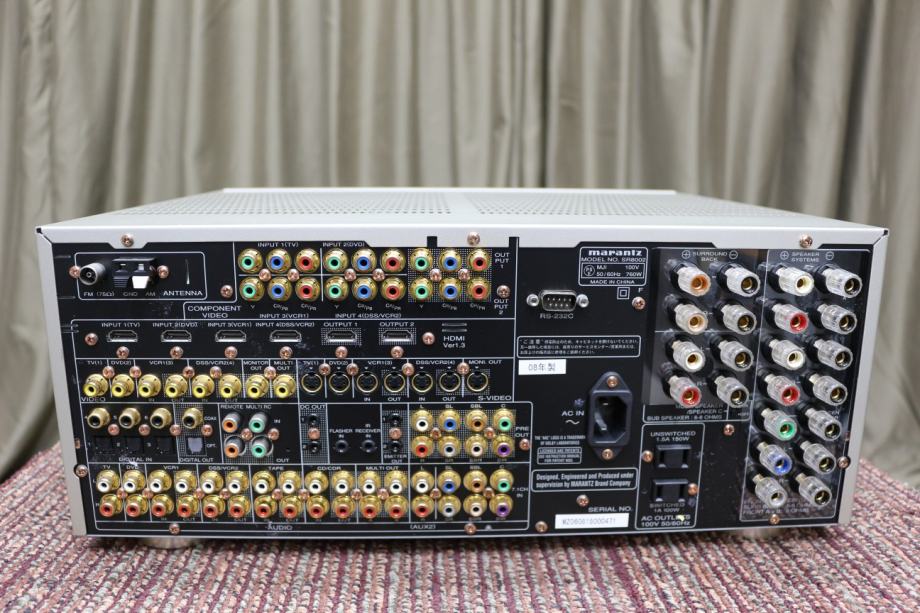 Vrhunski audio reciver MARANTZ SR 8002, 7 X 135w/8 rms