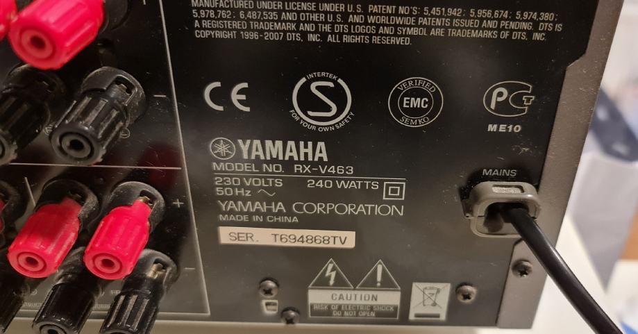 Yamaha AV receiver RX-V463
