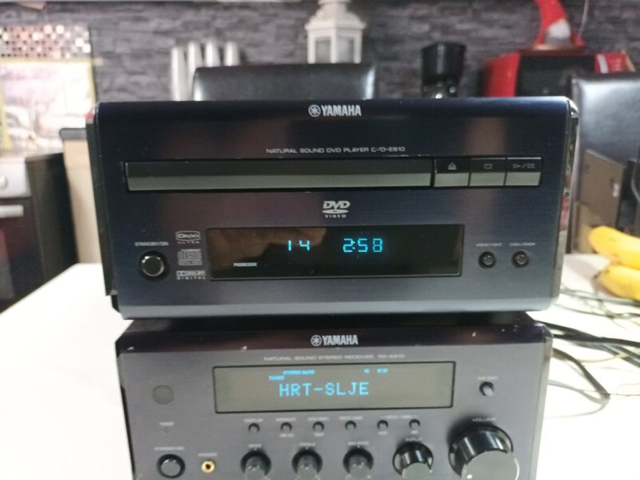 Yamaha reciver rx-e810 i cd/dvd player dvd/e810