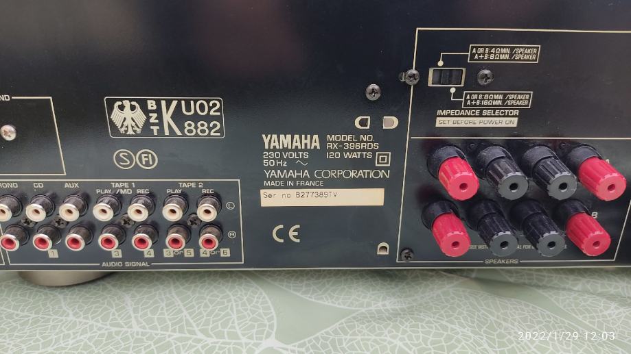 Yamaha RX-396RDS