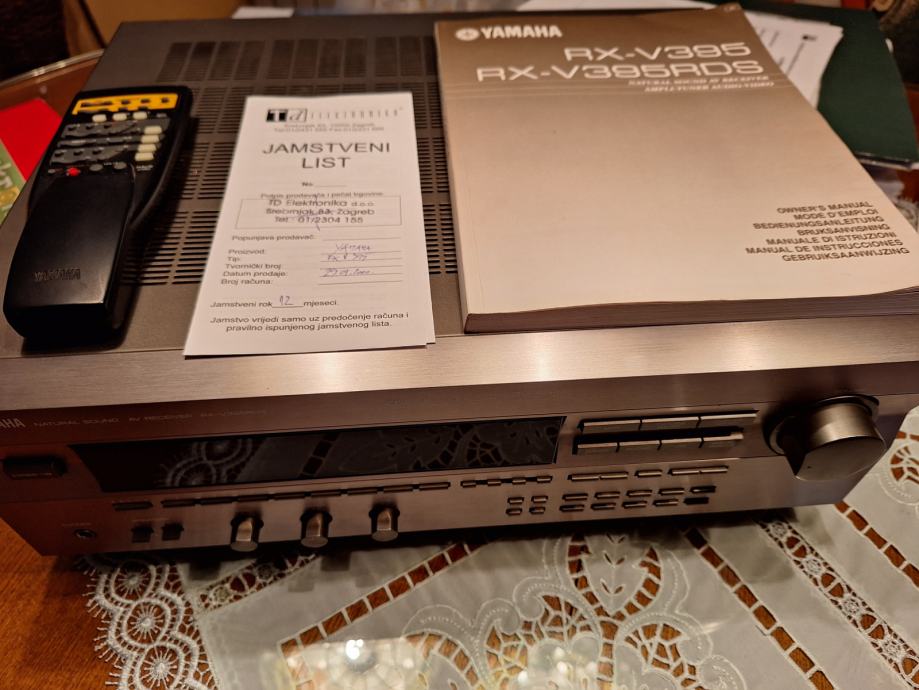 Yamaha RX-V395 RDS receiver