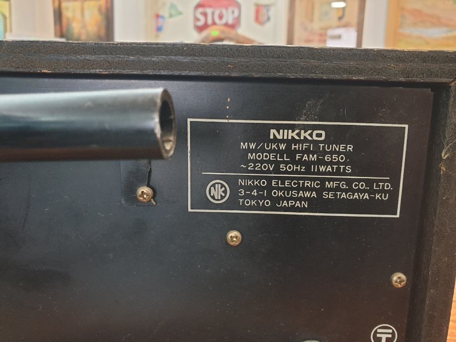 Nikko FAM-650 radio hi-fi tuner