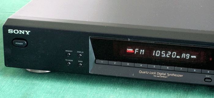 Stereo RDS Tuner SONY ST SE 370