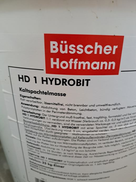 Bitumen polimerna pasta za hidroizolaciju, HYDROBIT HD 1