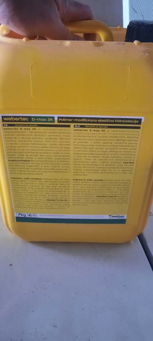 Webertec D-max 2K A+B 27kg dvokomponentna hidroizolacija