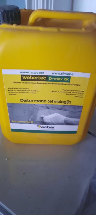 Webertec D-max 2K A+B 27kg dvokomponentna hidroizolacija