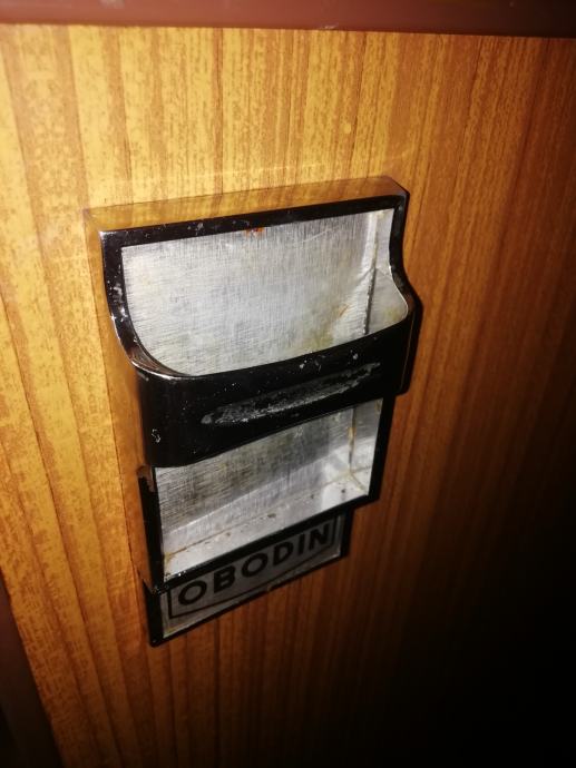 FRIŽIDER OBODIN SMEĐE/PLAVI - RETRO (100 % ispravan) ***H I T N O***