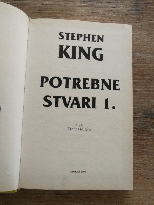Stephen King Potrebne stvari prvi dio