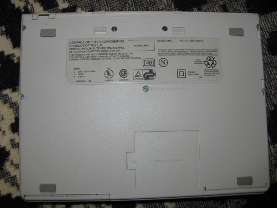 COMPAQ LTE ELITE 4/40C -raritet vintage laptop 1989 g