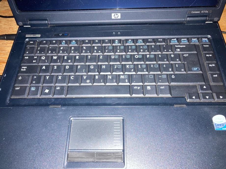 HP Compaq 6710s Intel Core2 Duo T7700 @ 2.4GHz, Windows 10