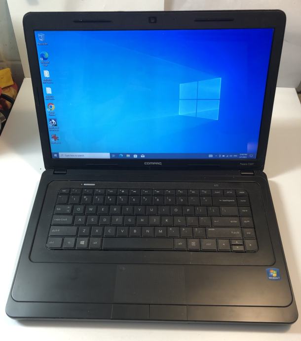 HP Compaq laptop 15,6 dual core 4 gb ram 320 gb hdd win10pro, office