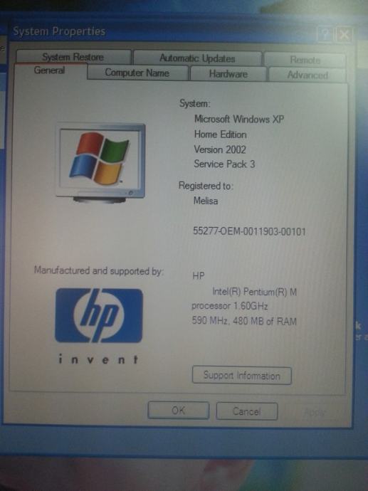 HP Compaq nx9030 - Intel Pentium M, 512MB, 40GB, WIN XP
