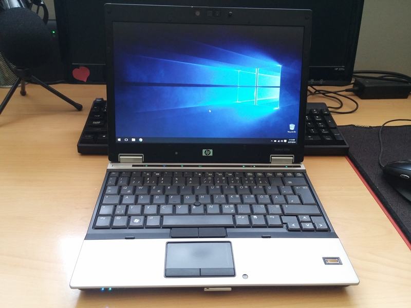 HP EliteBook 2530p - Intel L9400 / 12 / 4Gb RAM / SSD / Win10 / SIM