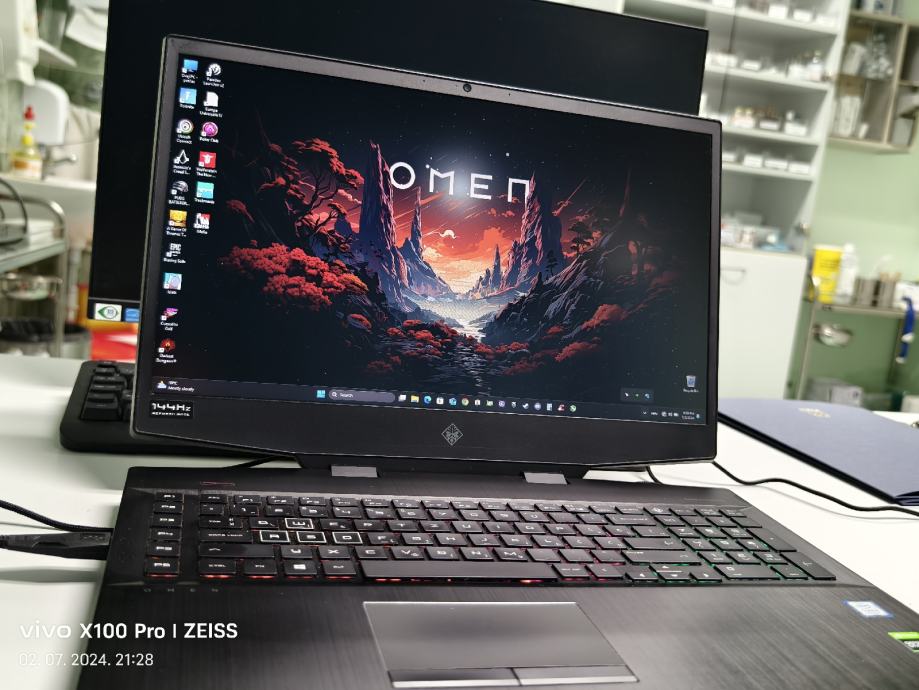 Gaming laptop Hp Omen 17, 144hz, 16gb ram, gtx 1660ti 6gb