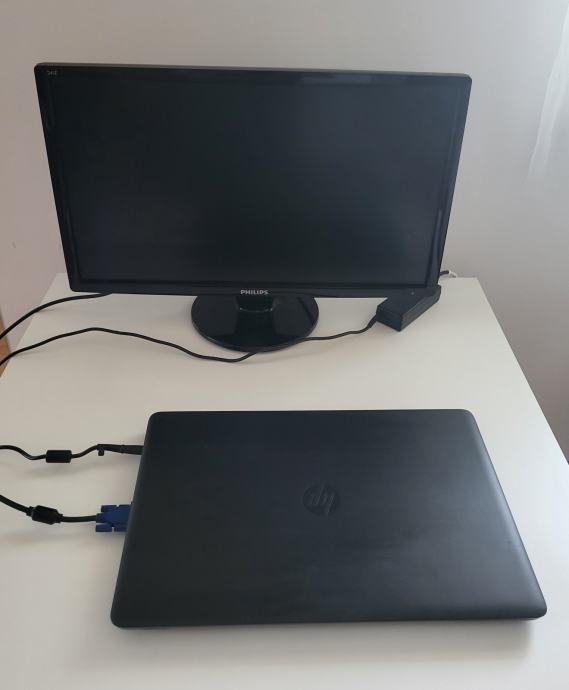 HP ProBook 470G2 17 + Philips monitor 241E (24) Windows 11 Home