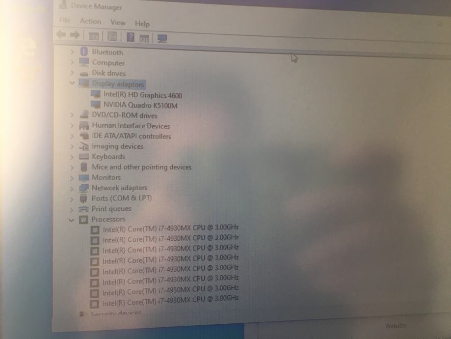 HP ZBook Workstation 17 G2, i7, nVidia Quadro K5100M,16Gb RAM, 256SSD