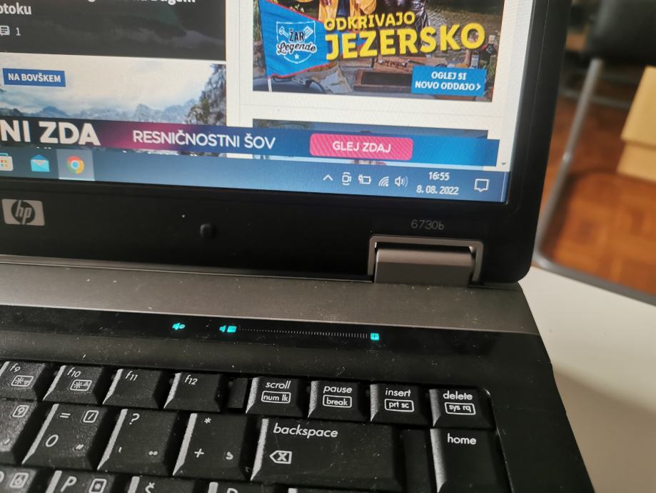 LAPTOP Hp Compaq 6730s / 4gb rama/320gb HD/ DualWIFI/ Windows 10