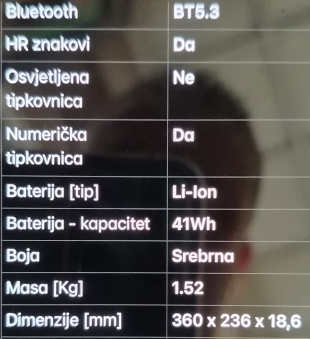 Prodajem laptop HP 250 G10 kao nov, garancija, racun!