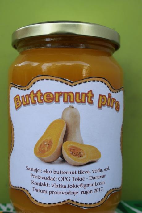 Butternut tikva - pire, 720 ml