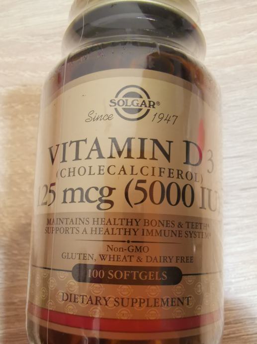 Solgar Vitamini D3 5000IU - Za Multiplu sklerozu
