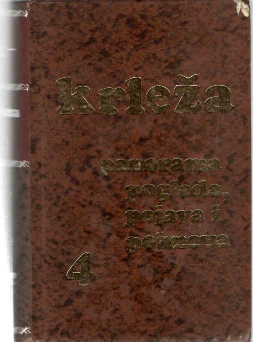 Krleža: Panorama 4 - Panorama pogleda, pojava i pojmova