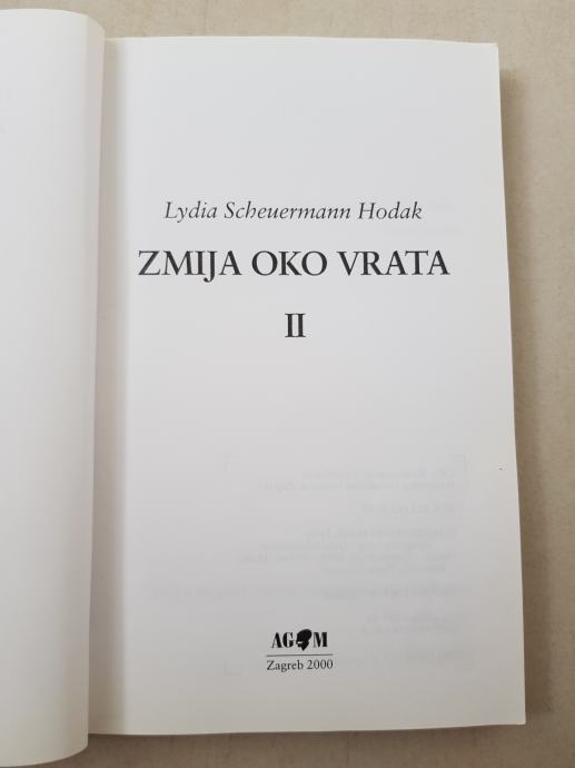 Lydia Scheuermann Hodak: Zmija oko vrata 2