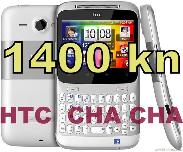 HTC CHA CHA,BIJELI,STAJAO U IZLOGU OPERATERA,NEKORIŠTEN,NOVO