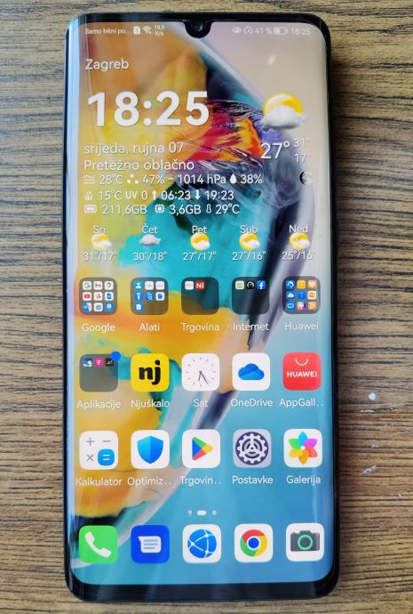Mobitel HUAWEI P30 PRO 8GB/256GB, crni, kao nov.