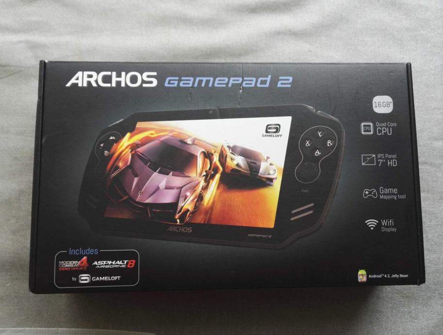 Archos Gamepad 2 - Quad-core 1.6Ghz, 2gb ram. 16gb rom, 7 LCD...