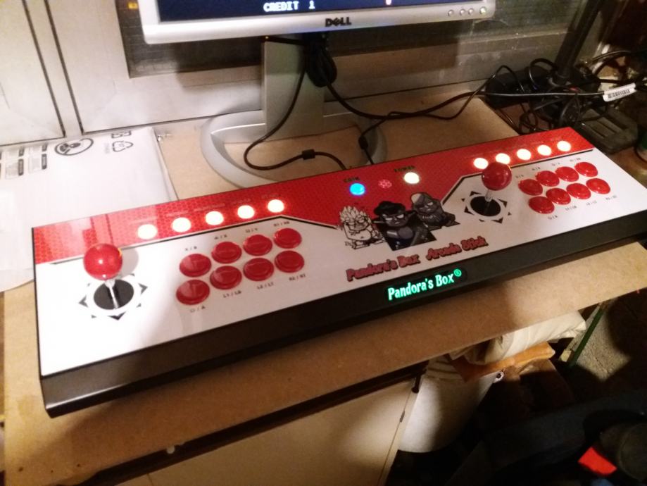 Pandoras box 6 / sve SANWA / 8 tipki / 32GB, retro arkadna konzola