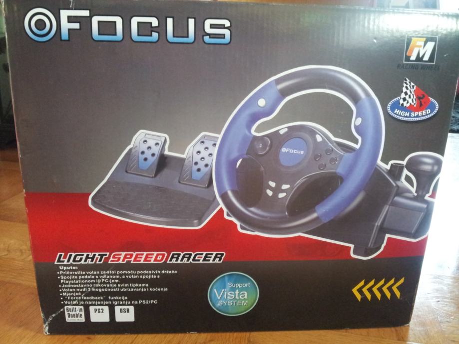 VOLAN ZA PS2/PC FOCUS LIGHT SPEED RACER