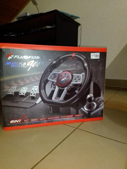 Volan SUZUKA WHEEL 900R FLASHFIRE.Za PC, PS4, PS3, XBOX, Switch.