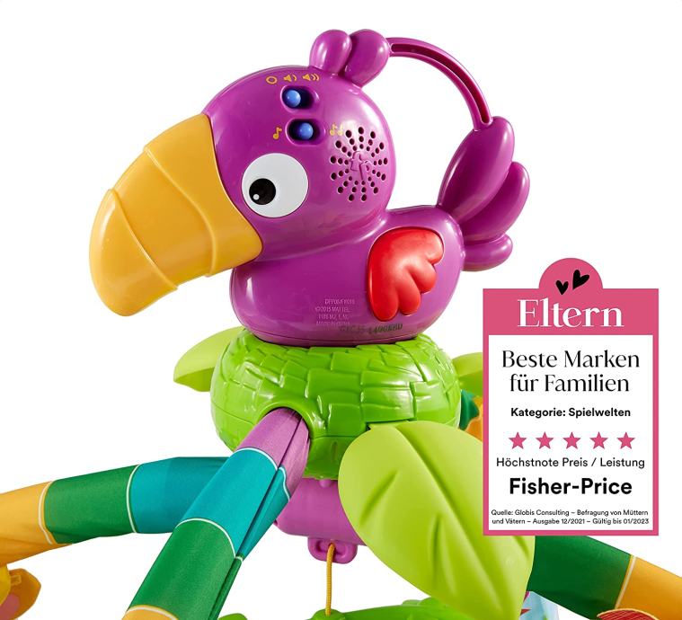 Fisher-Price GXC35 Rainforest Play Mat with Music and Lights