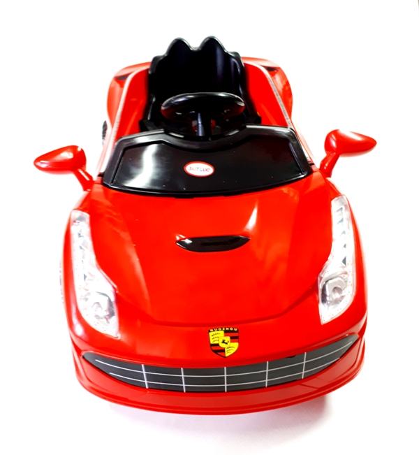 Dječji autić cabriolet Baby Land Ferrari - crveni