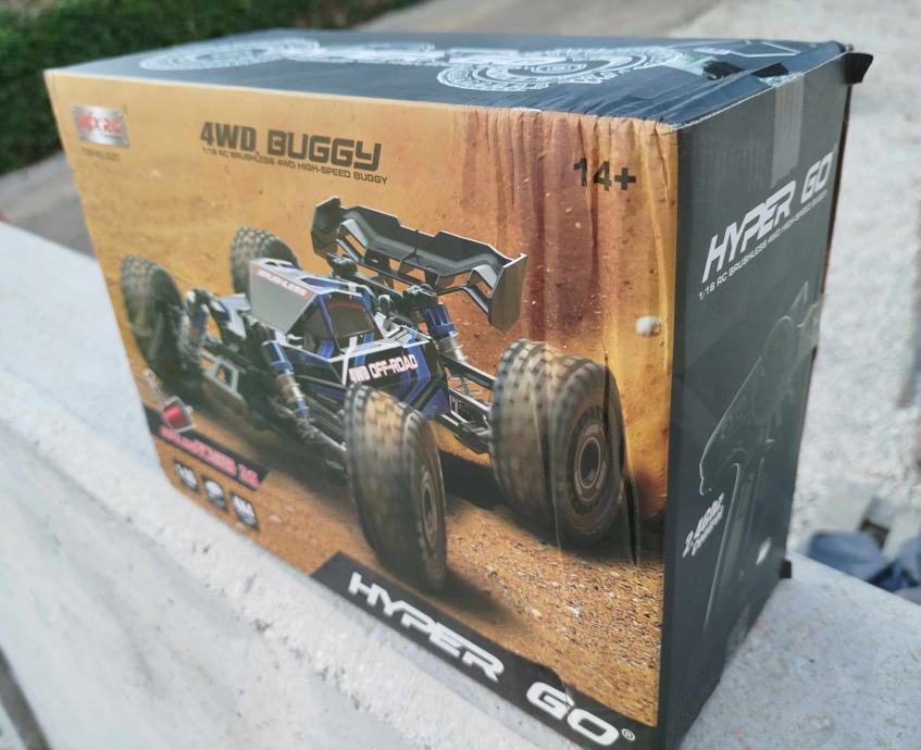 Rc auto MJX Hyper Go 16207 4X4 1/16 sa 3 baterije, novo!