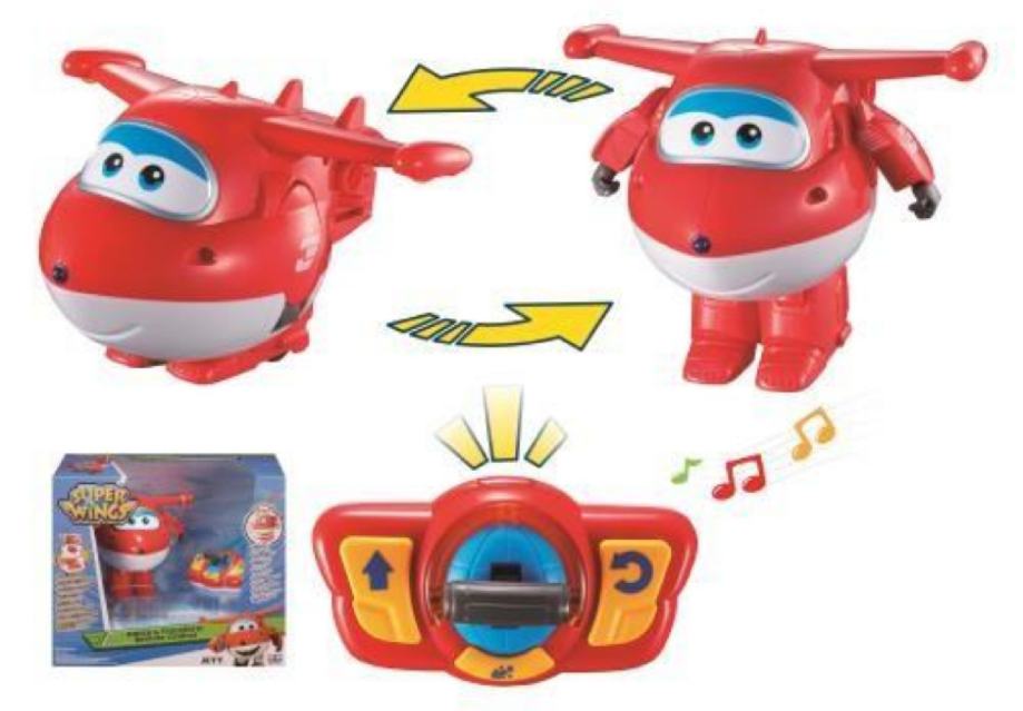 Super Wings Jet sa daljinskim upravljačem-transform & dance