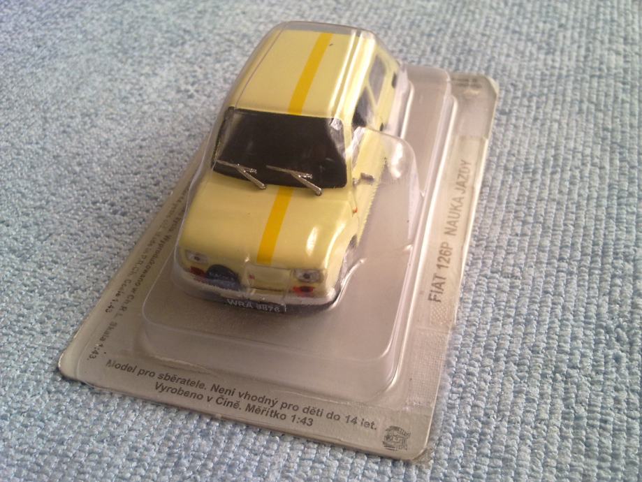 FIAT 126p PEGLICA oldtimer autić igračka model kolekcionarski 1:43