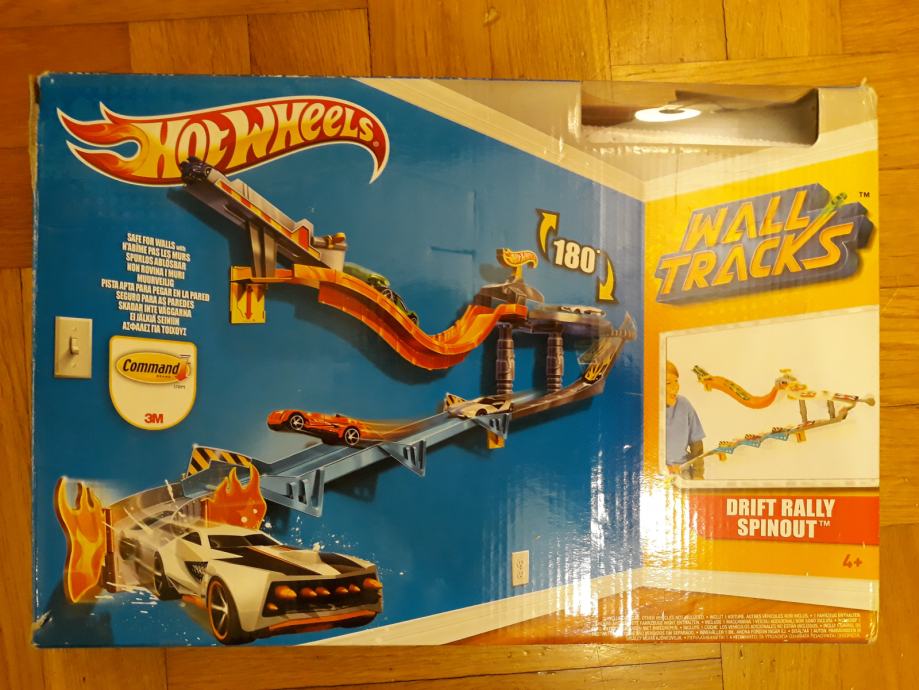 HOT WHEELS Drift Rally - Spinout.staza za zid