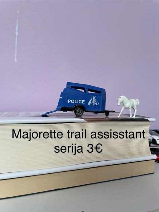 Majorette Audi RS E tron + prikolica za Majorette Mercedes G Class