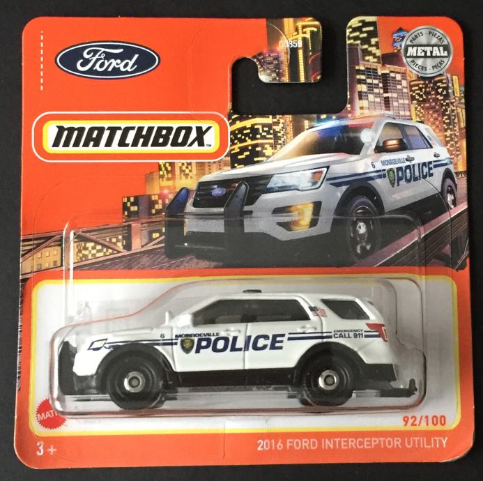 Matchbox 2016 Ford Interceptor Utility....