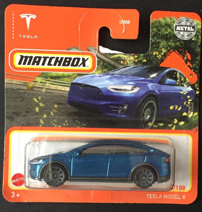 Matchbox Tesla Model X.