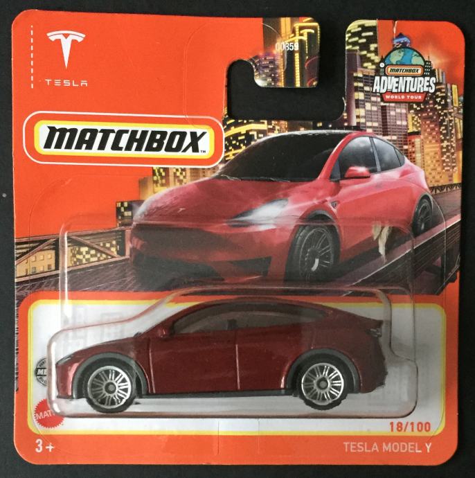 Matchbox Tesla Model Y.